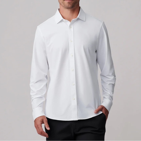 RHONE | Shirts | Rhone Commuter Button Down White Performance Shirt ...